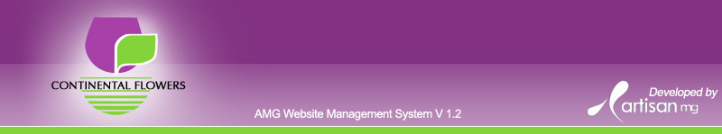 Continental Flowers | Admin Control